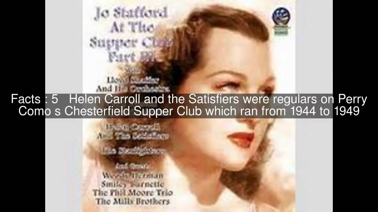 Helen Carroll and the Satisfiers Top #13 Facts - YouTube