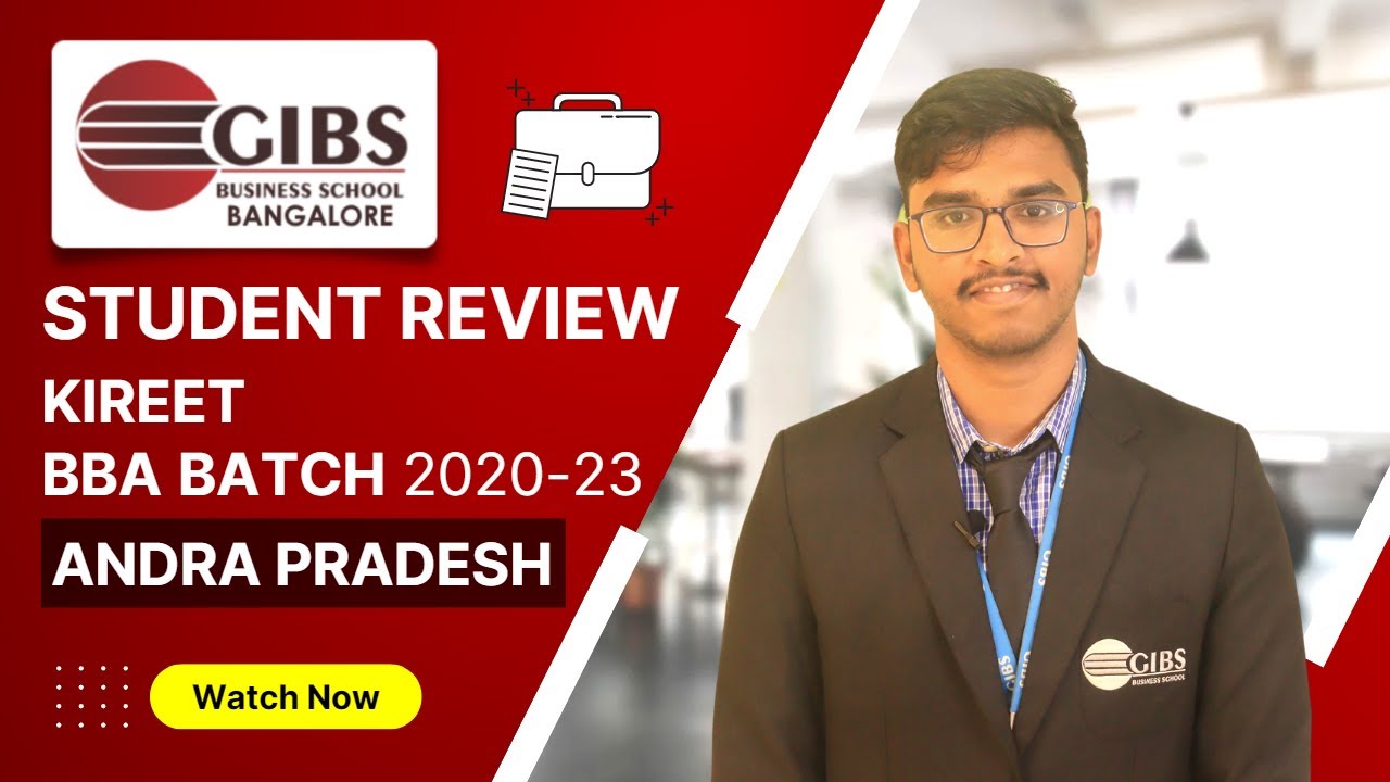 GIBS transformed me into a corporate ready professional | BBA Student ...