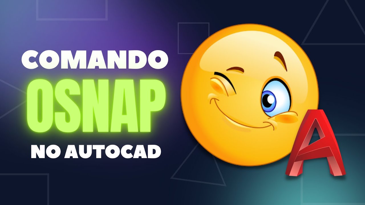 Como usar o comando Osnap do autocad - YouTube