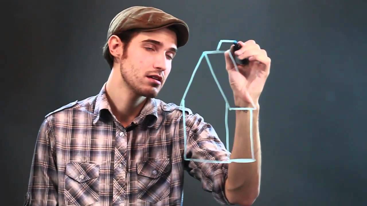 How to Draw Roof Angles & a Window - YouTube