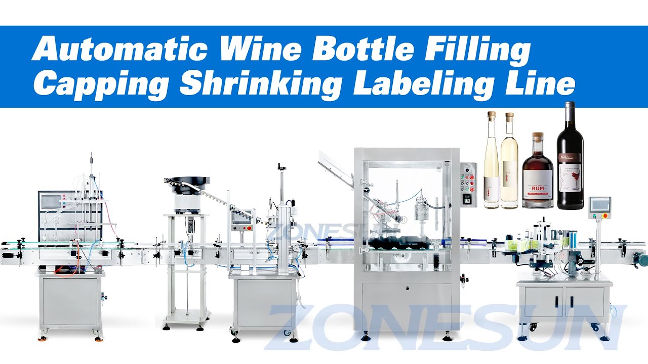 How To Use Automatic Cocktail Bottle Filling Line? - YouTube