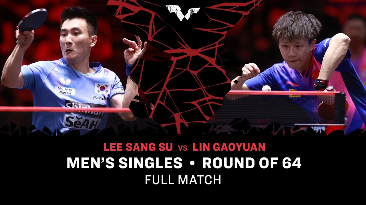 FULL MATCH | LIN Gaoyuan vs LEE Sang Su | MS R64 | #SingaporeSmash 2024 ...