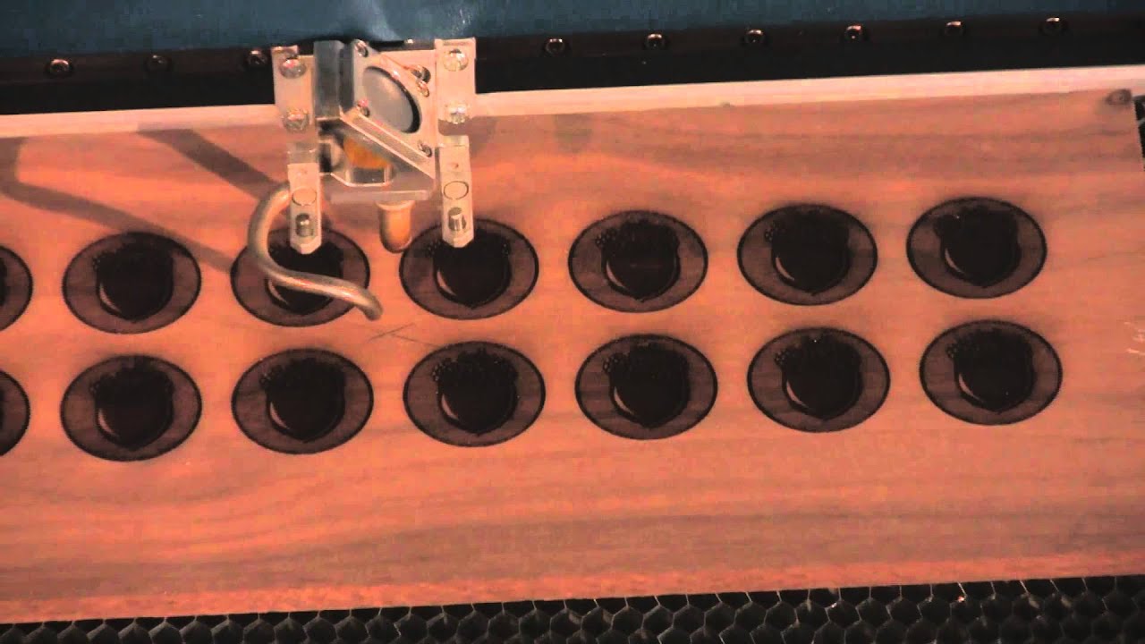 How to Make a Checker Set with a Laser Engraver - YouTube