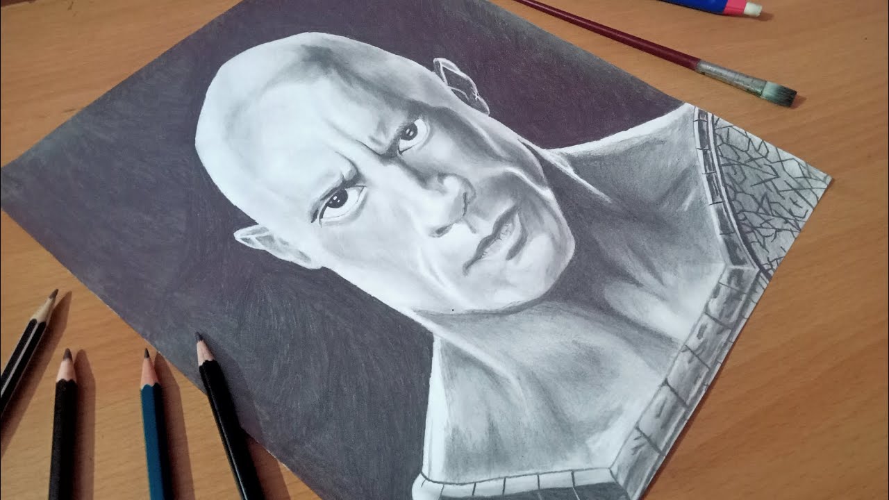 Drawing Black Adam | Achromatic Arts - YouTube