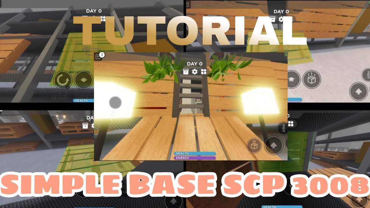 TUTORIAL BUAT EASY BASE !😻 || Roblox, SCP 3008 - YouTube