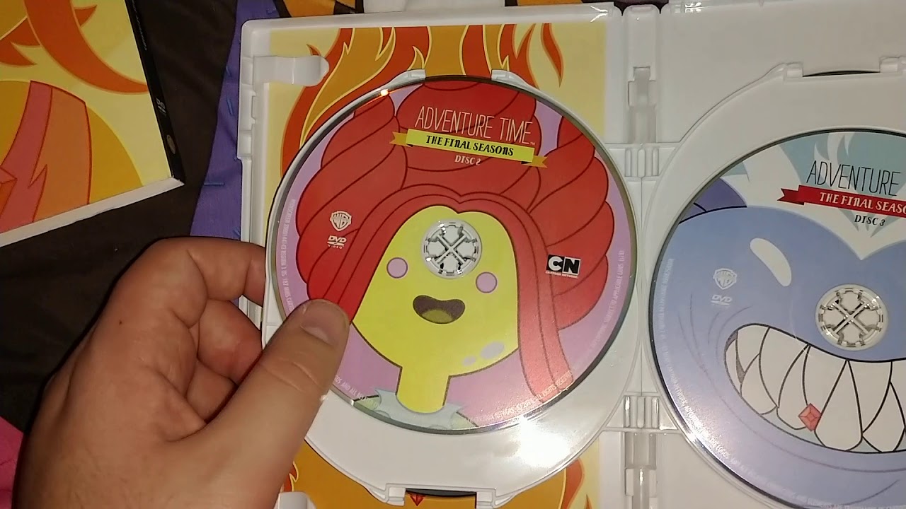My DVD from Walmart cartoon Network adventure Time the final season DVD ...