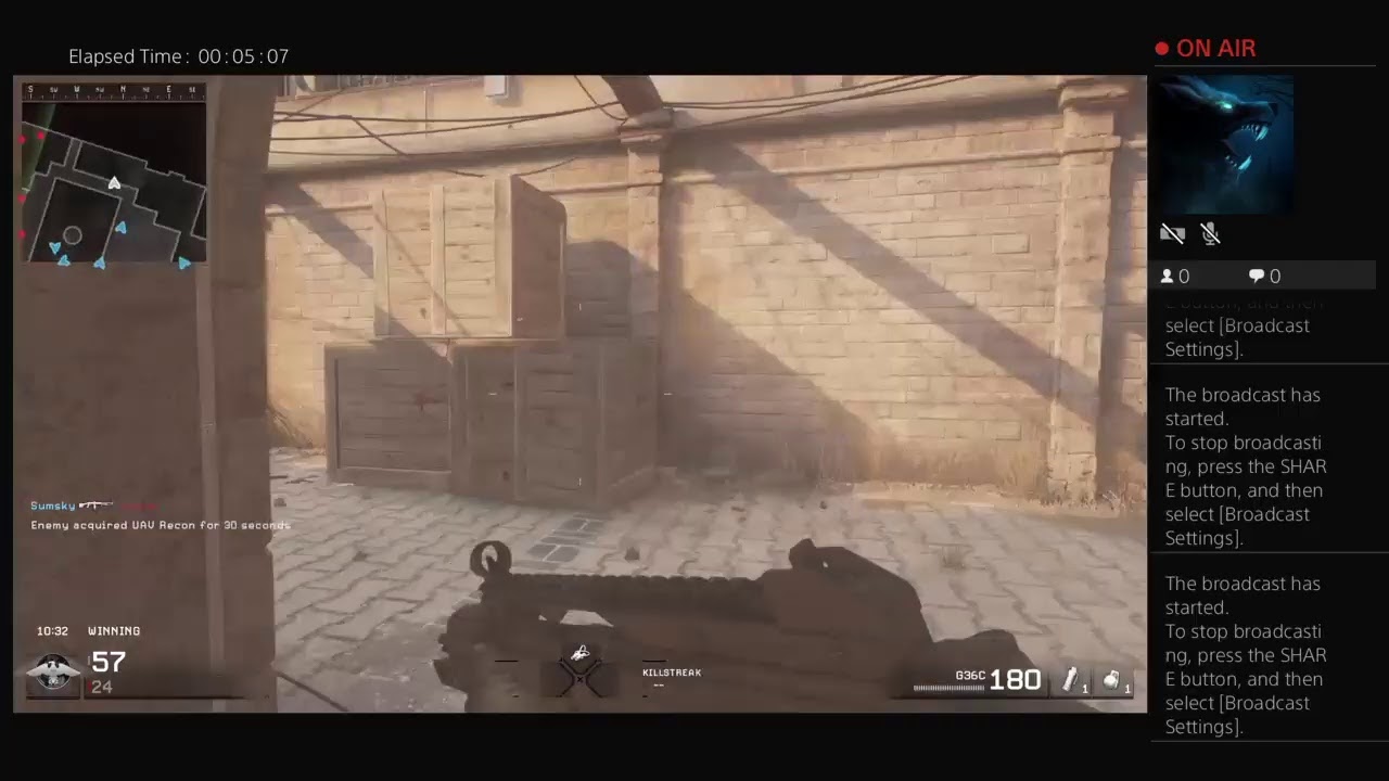 Call of Duty MW1 Multiplayer G36C - YouTube