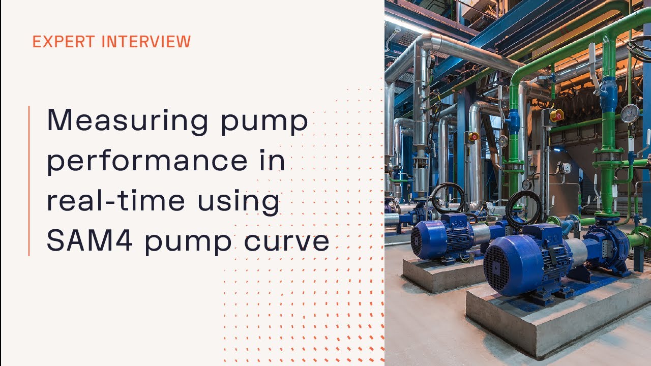 Measuring pump performance in real-time using SAM4 pump curve - YouTube
