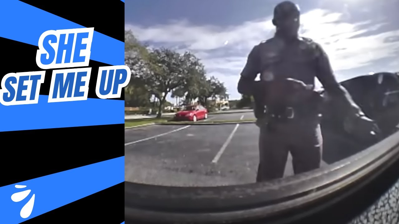 creepy cop stutters his way out of a job - YouTube