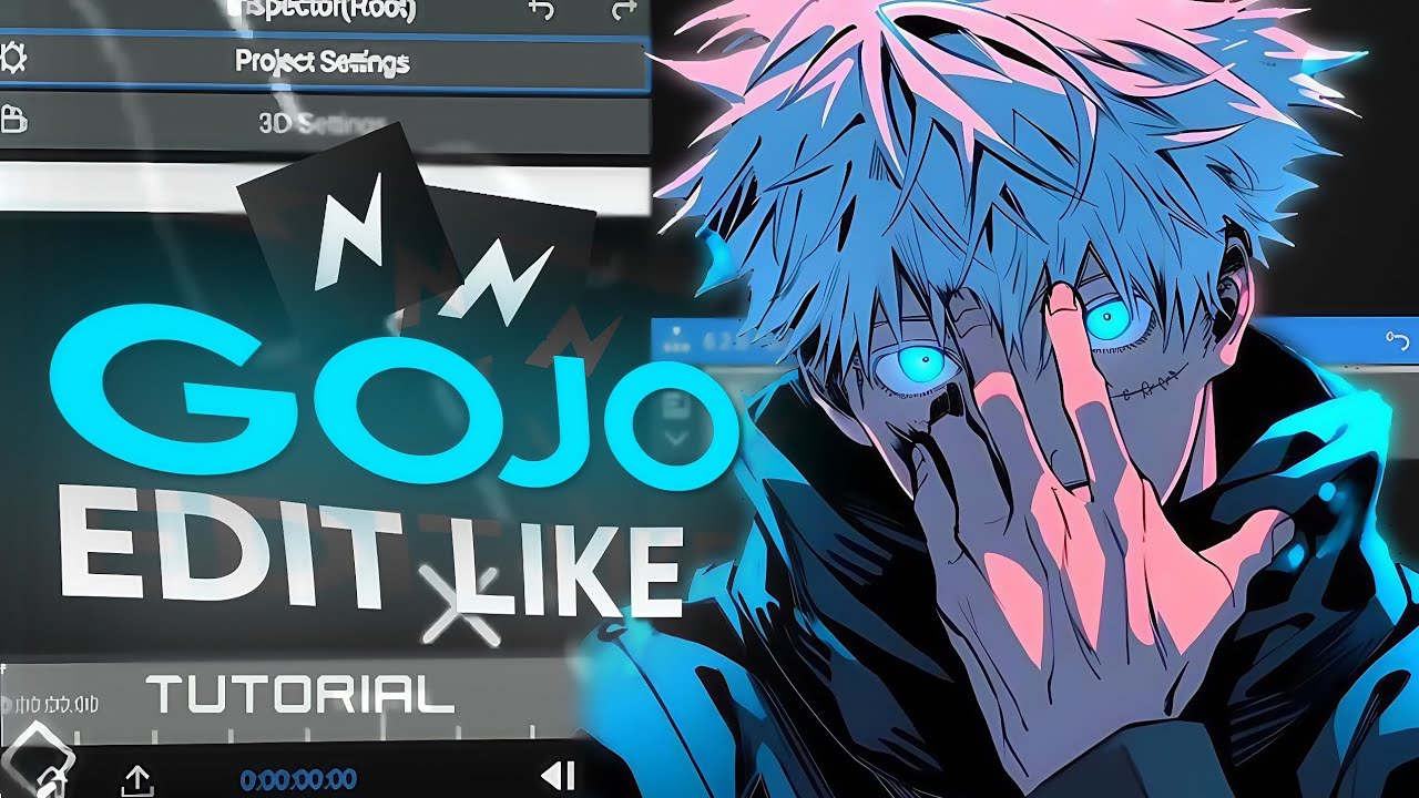 EDIT Like GOJO [Tutorial ] _ [New project ] 📱 2K .. - YouTube