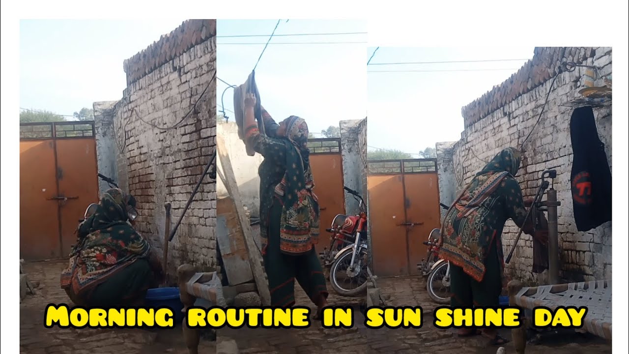 morning routine in sun shine day, morning routine, daily morning ...