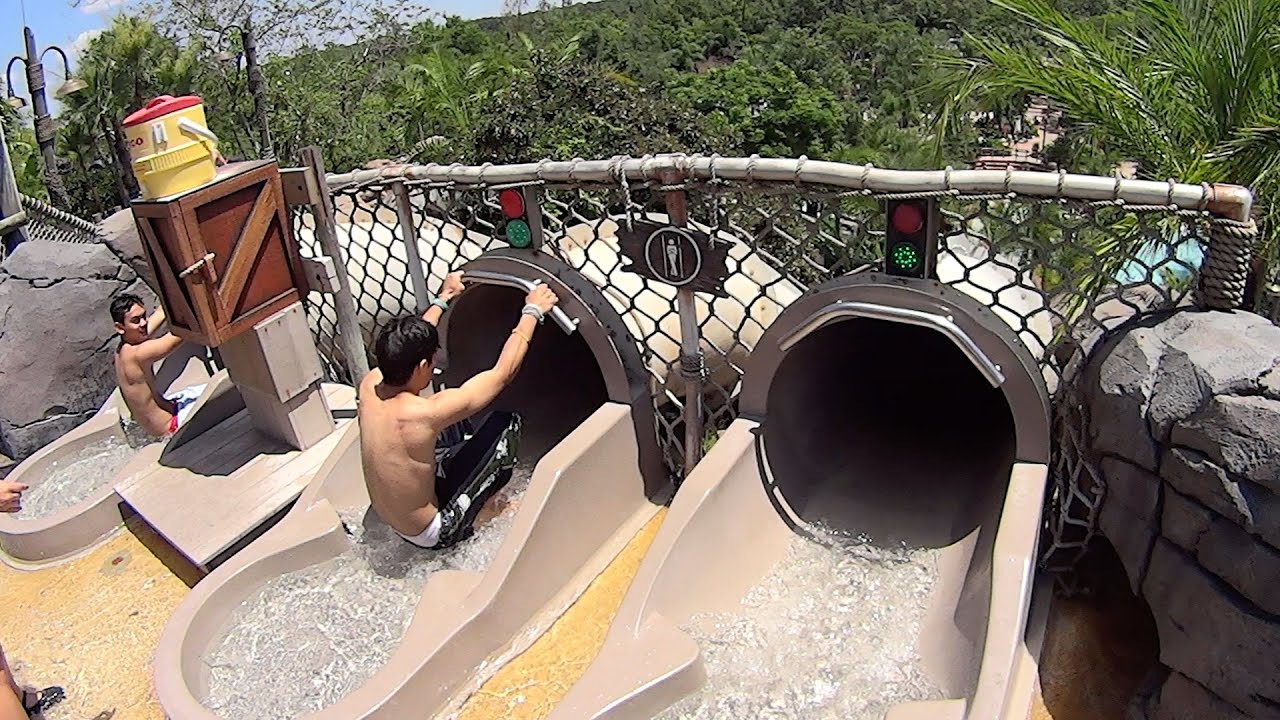 Humunga Kowabunga Water Slide at Disney's Typhoon Lagoon - YouTube