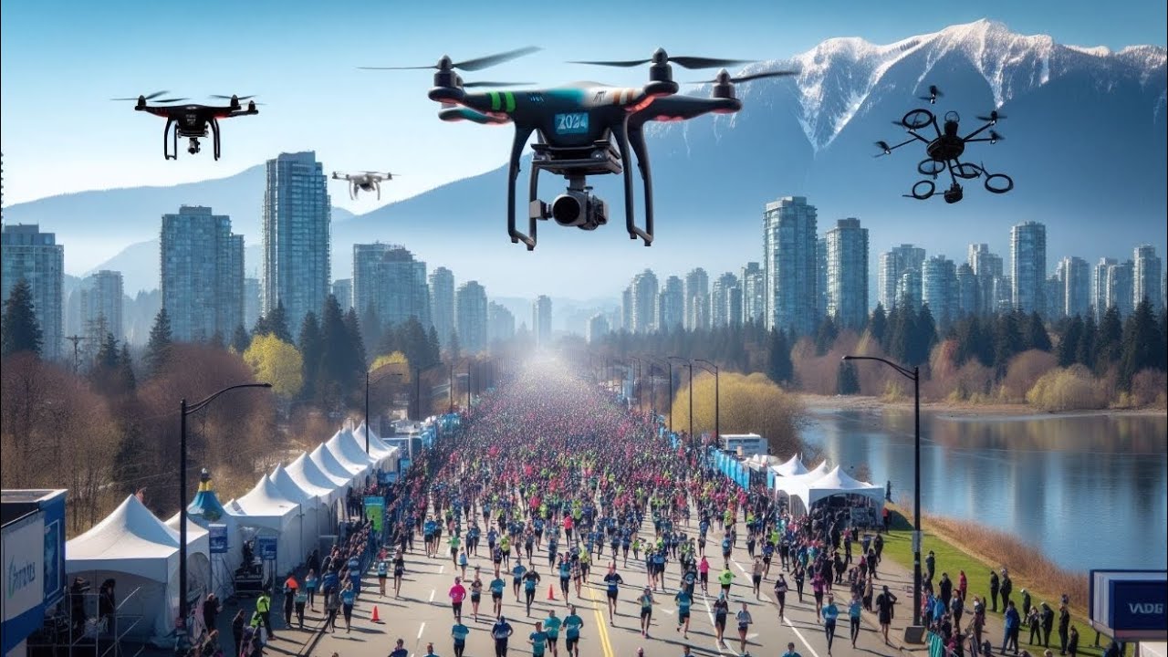 2024 Vancouver Sun Run: A Sunny Day in Downtown Vancouver - YouTube