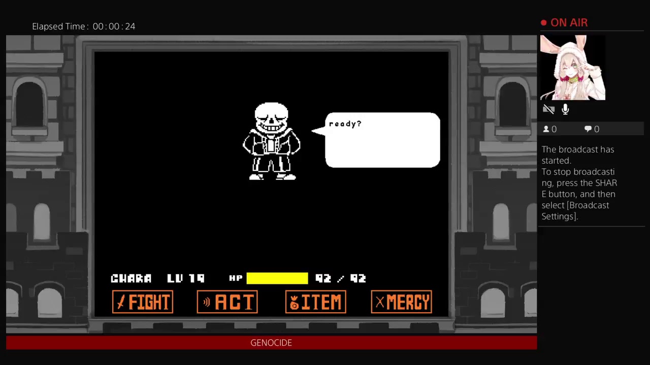 Undertale Genocide sans fight - YouTube