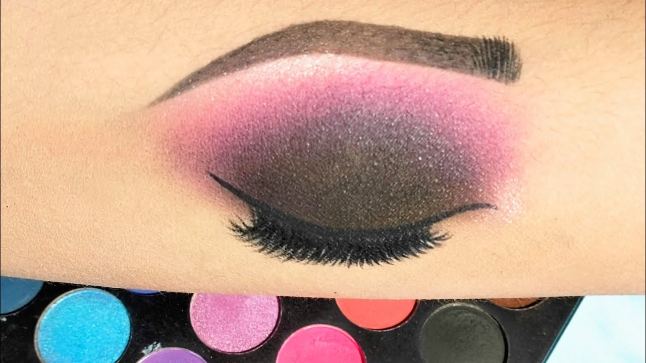 Pink Smokey Eyeshadow Tutorials #eyeshadow#eyemakeup#makeup#tutorial# ...