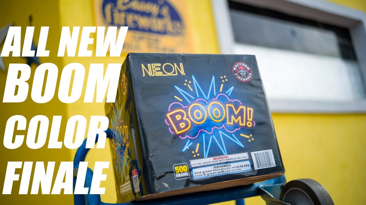 Neon Boom from Caseys Fireworks - YouTube
