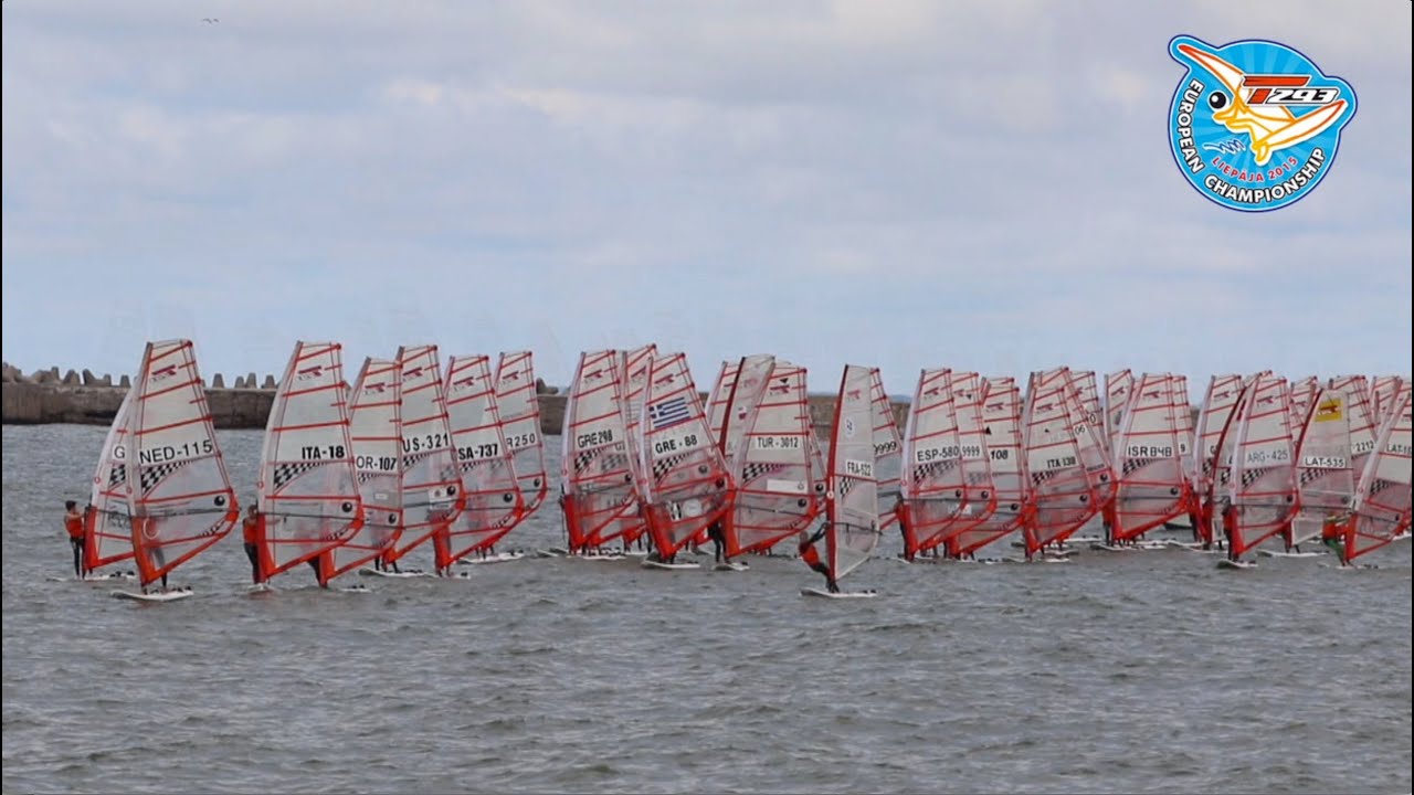 BIC Techno 293 EUROPEAN CHAMPIONSHIP 2015 - Day 4(5) - YouTube