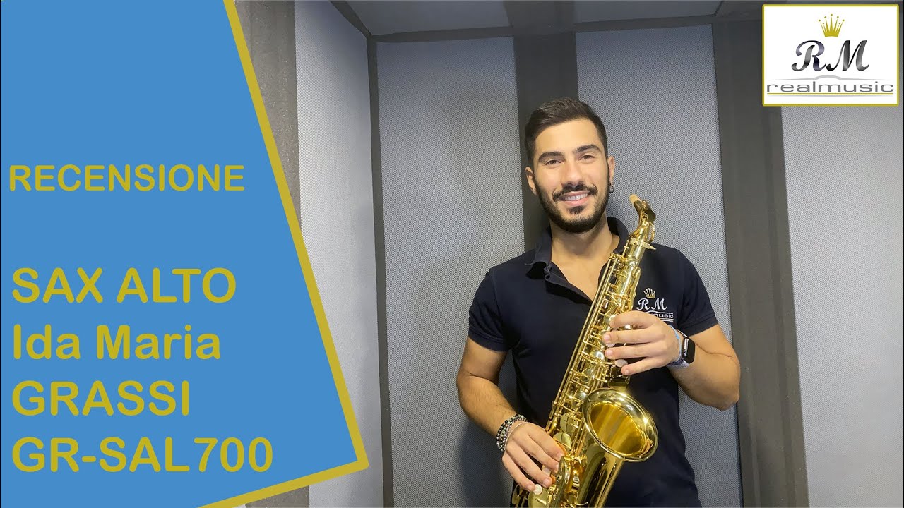 Recensione Sax Alto Ida Maria Grassi GR-SAL700 - YouTube