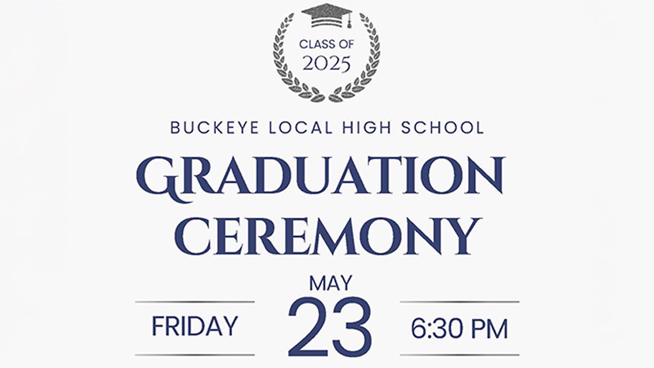 Buckeye Local High School Graduation 2025 - YouTube