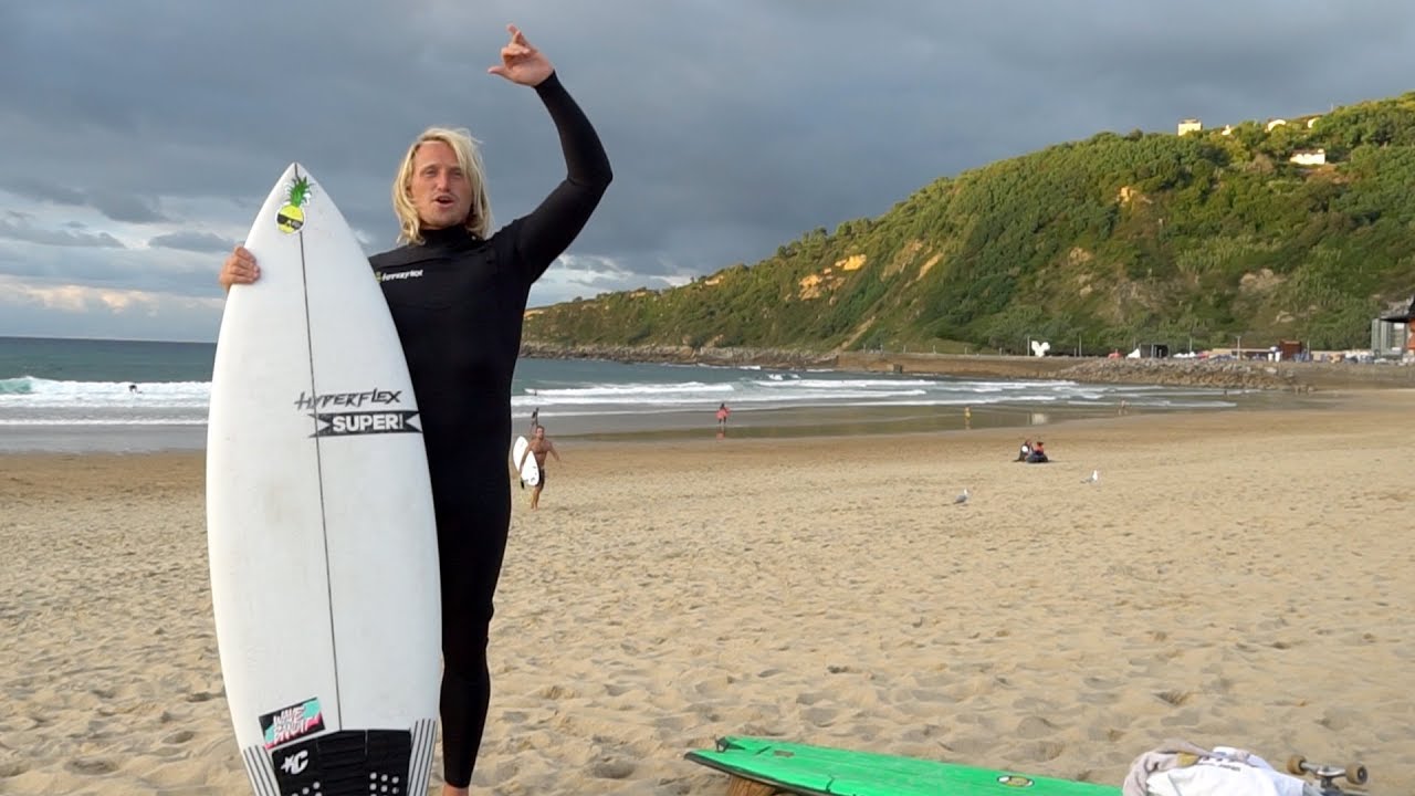 My FIRST time SURFING EUROPE - YouTube