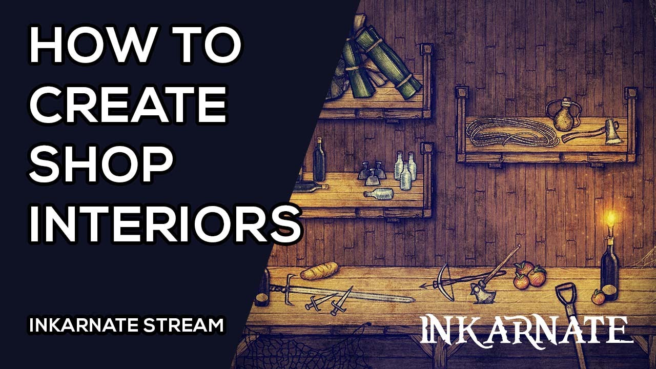 How to Create Shop Interiors | Inkarnate Stream - YouTube