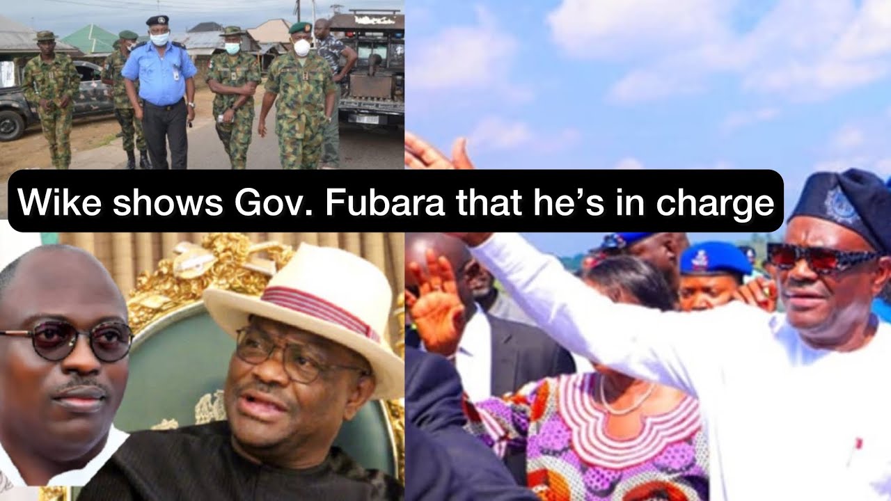 Nyesom Wike Dares Governor Sim Fubara, Parades River State With 1000 ...
