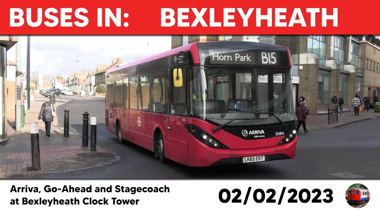 London buses in Bexleyheath 02/02/2023 - YouTube