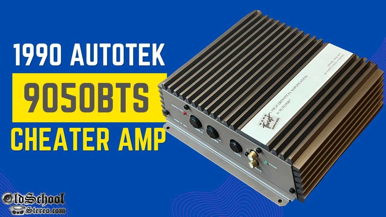 Why Did This 44 watt Amp Cost $600? 1990 Autotek 9050 BTS - YouTube