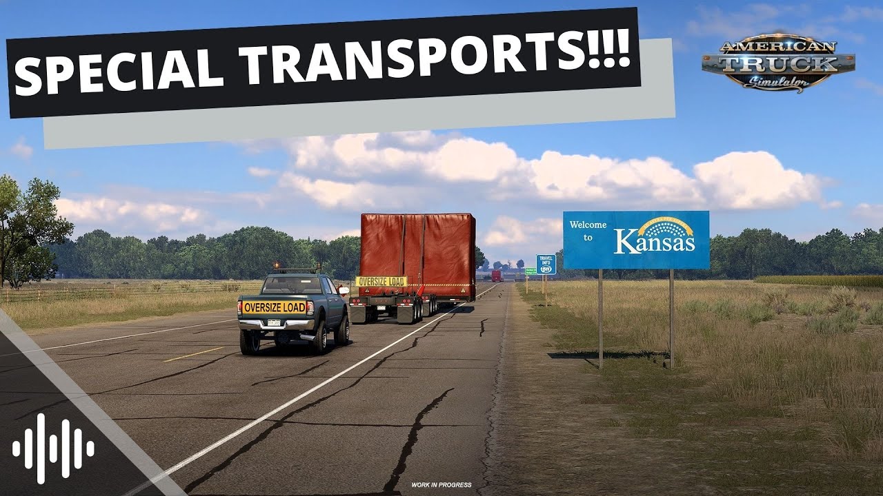 KANSAS DLC - SPECIAL TRANSPORTS & TOLLS! | American Truck Simulator ...