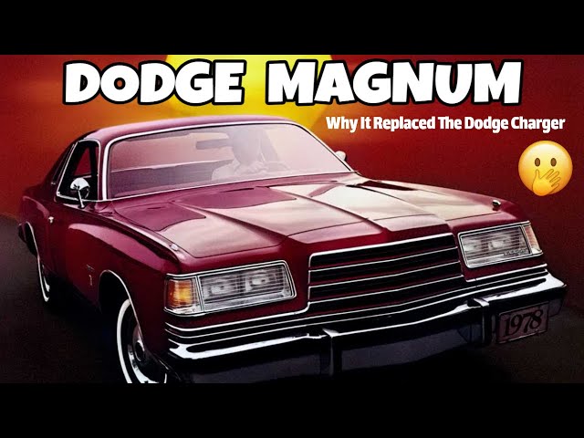 Old Dodge Magnum 1978 Chrysler Dodge Magnum XL GT 400 Survivor