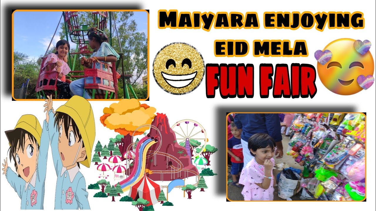 Maiyara enjoying Eid mela | fun fair | eid mela in nawada - YouTube