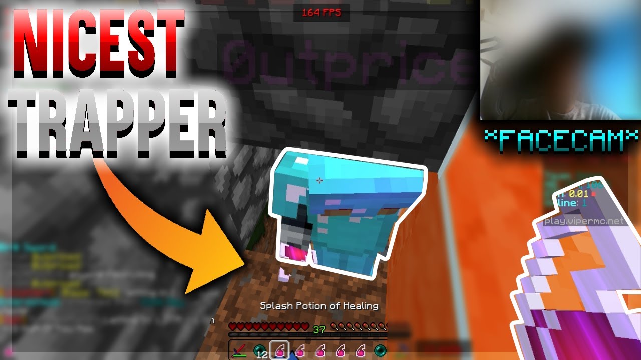 *Facecam* I Tricked The Nicest Trapper On ViperMC | Minecraft HCF - YouTube