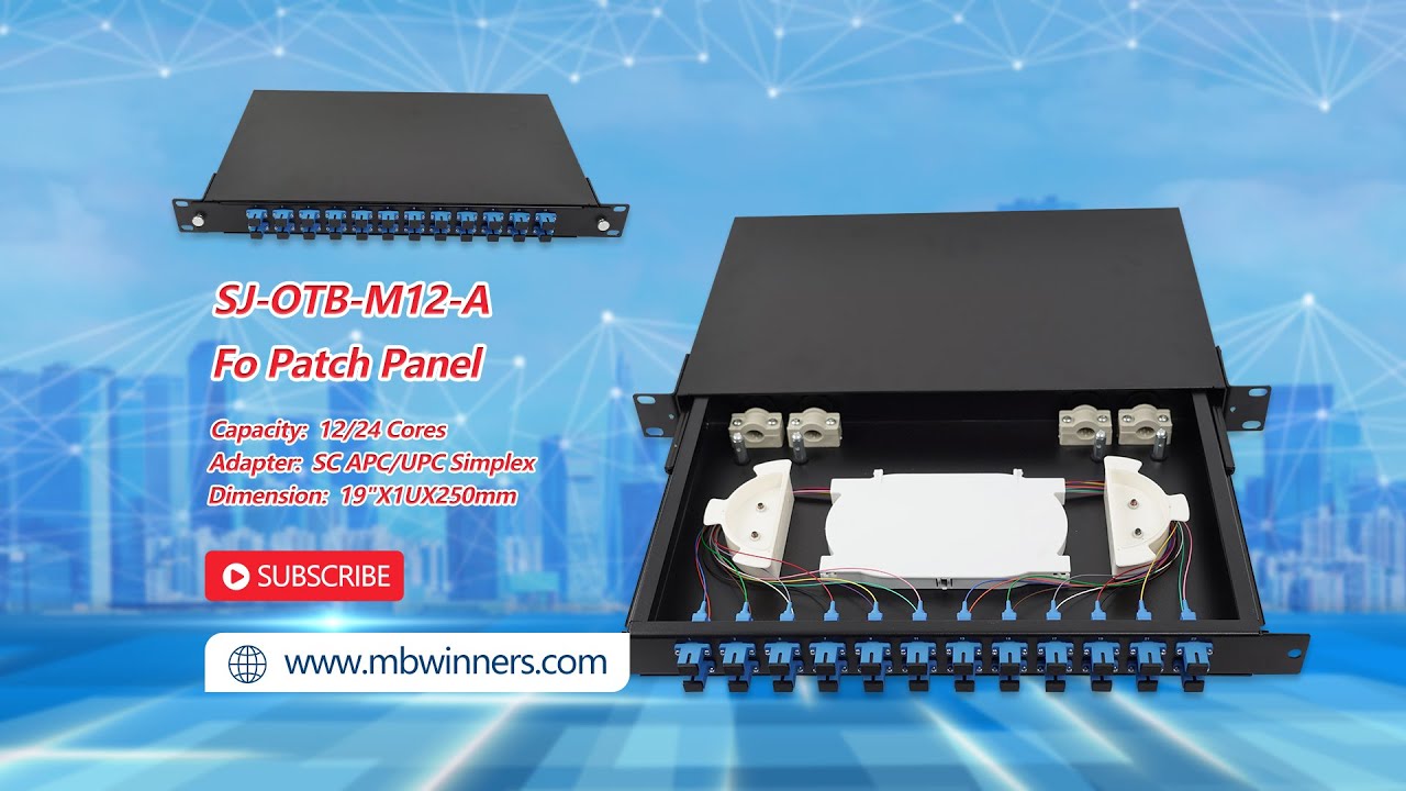 SJ-OTB-M12-A Fo Patch Panel | Fiber Patch Panel | Bwinners - YouTube