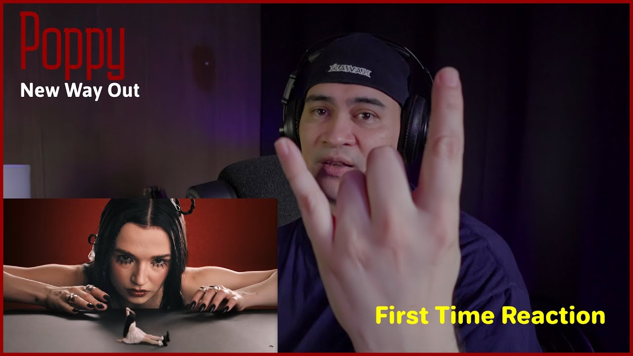 First time reaction: Poppy - New Way Out (Official Visualizer) - YouTube