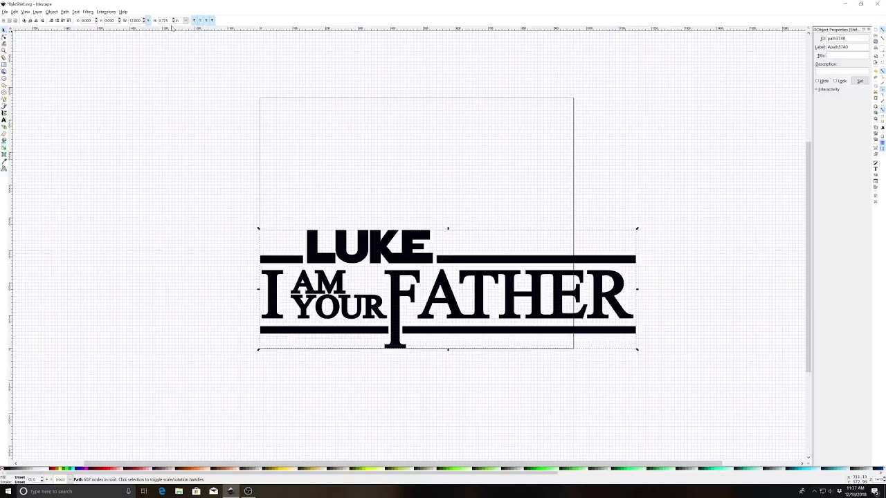 Inkscape vector graphics editor - foptwell
