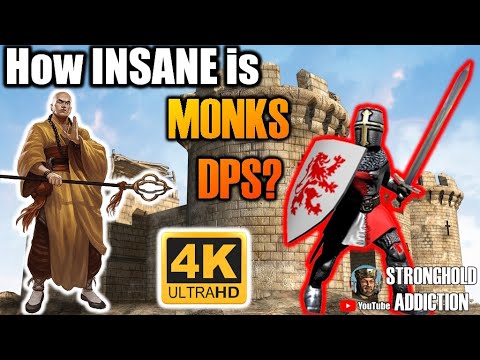 WTF Monks POWER??!! - Insane DPS from 10 gold units..... - Stronghold ...