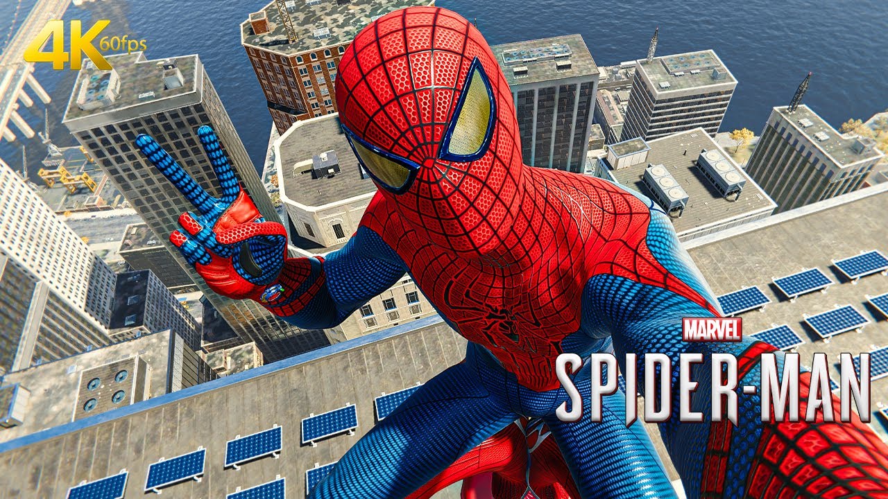 Marvel's Spider-Man Remastered TASM 2 SUIT (Is Perfect) 4K 60fps - YouTube