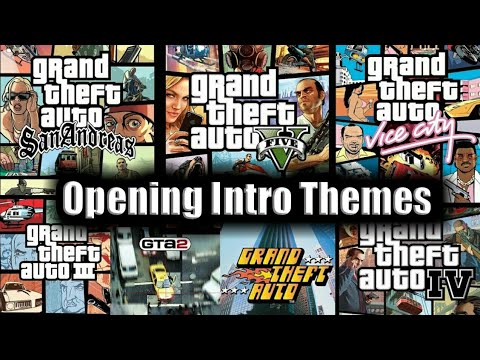 Grand Theft Auto All Opening Intros(1997-2013) - YouTube