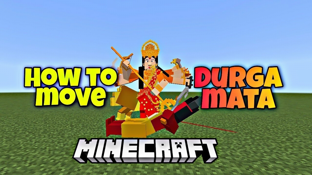 How to Move Durga Mata in M. S.gaming God Addon | MINECRAFT | Tutorial ...