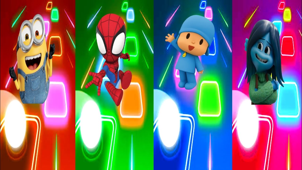 Minions🆚Spider Man Across🆚POCOYO🆚Ruby Gillman💥Who is best?? - YouTube