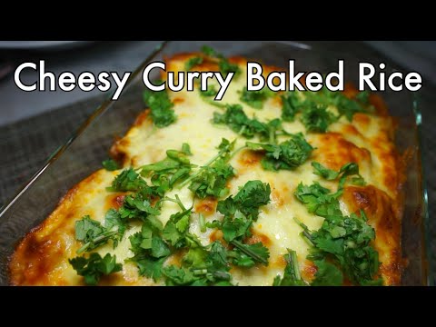 Cheesy Curry Baked Rice | like swensen's but better - YouTube