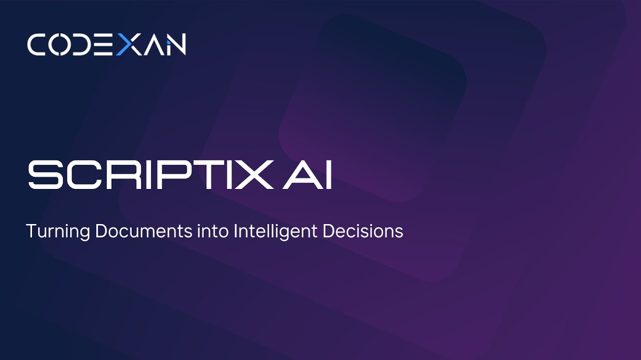 Scriptix AI – Turning Documents into Intelligent Decisions - YouTube