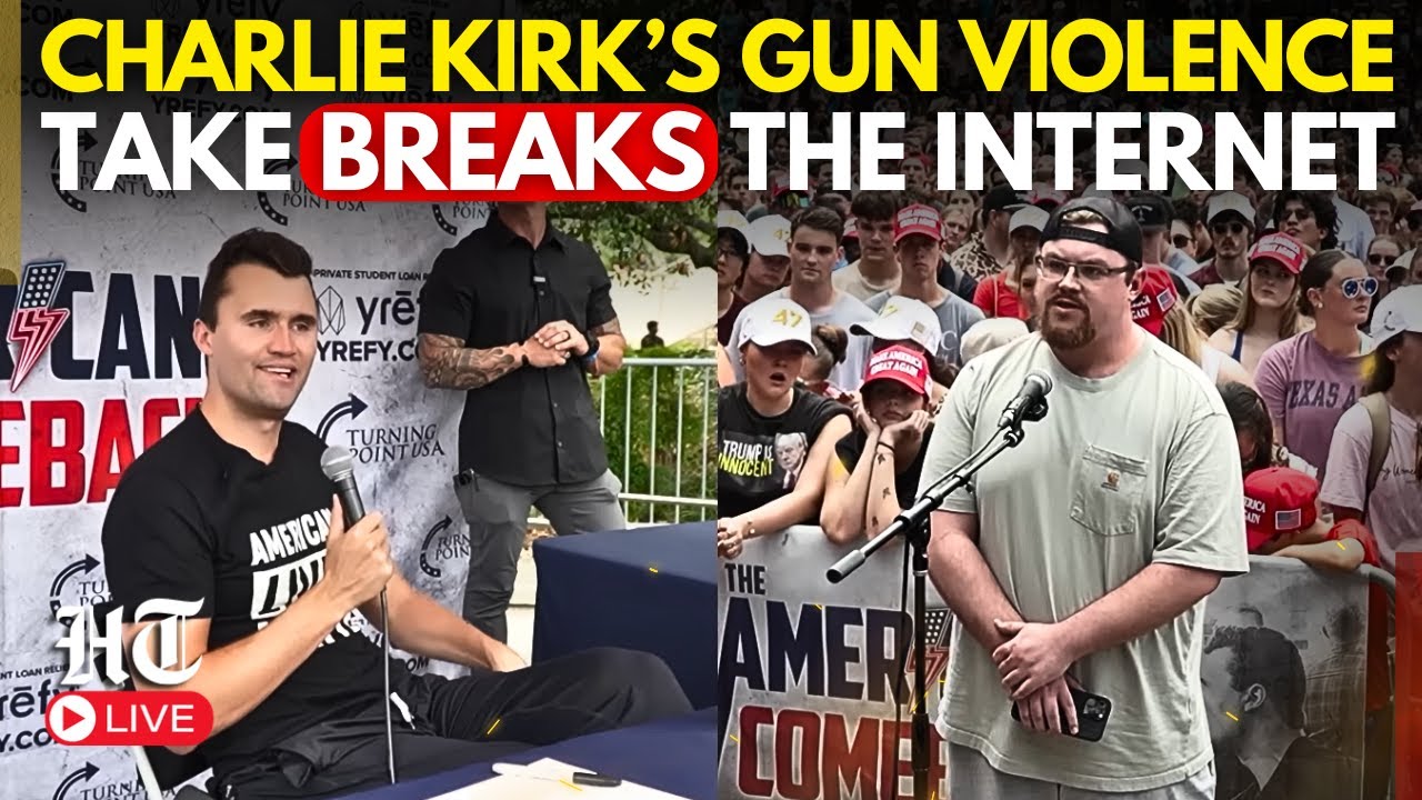 Live | Charlie Kirk’s View on Gun Violence Goes Viral | Charlie Kirk’s ...