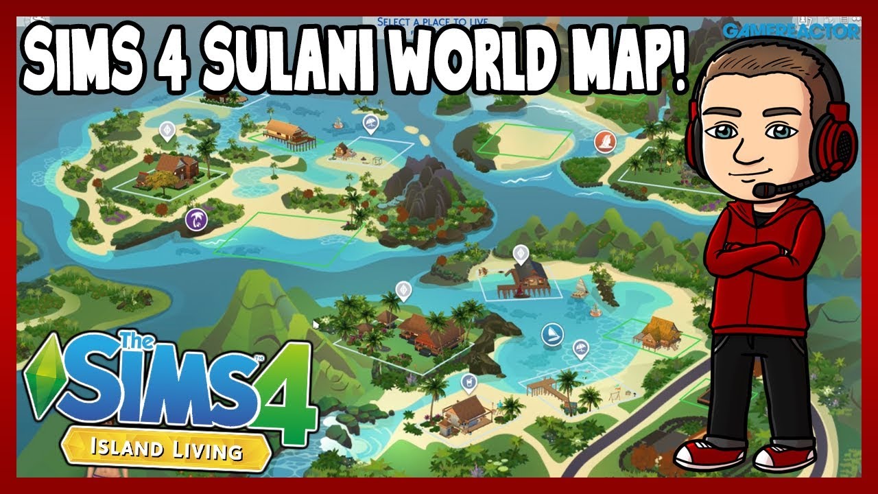 Sims 4 - SULANI WORLD MAP! - YouTube