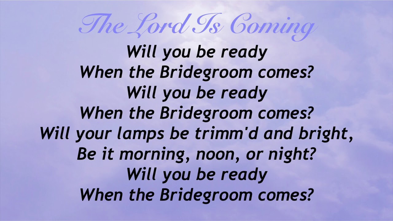 The Lord Is Coming (Sacred Songs & Solos #182) - YouTube