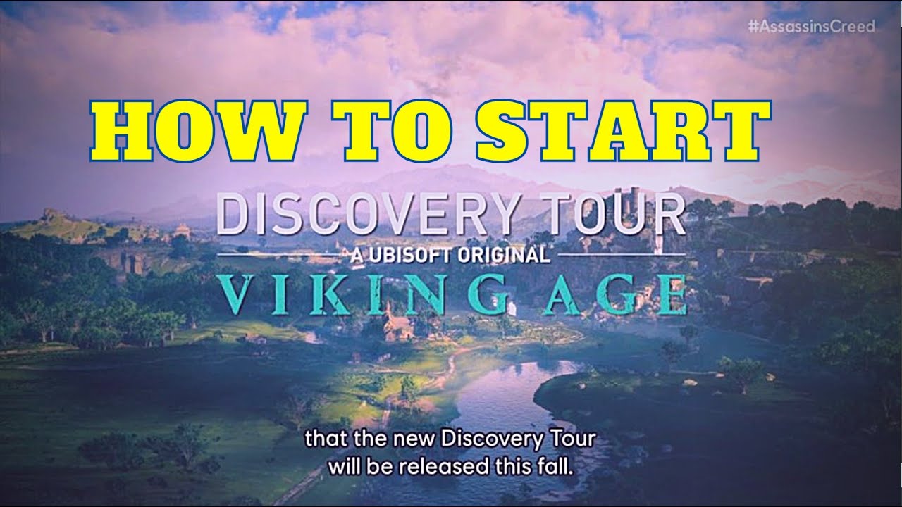 How To Start AC VALHALLA Discovery Tour,Assassin's Creed Valhalla Start ...