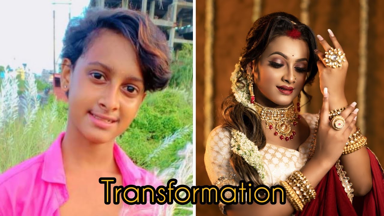 Boy to girl transformation.. full makeup tutorial video ।। Riya's creativity।। - YouTube