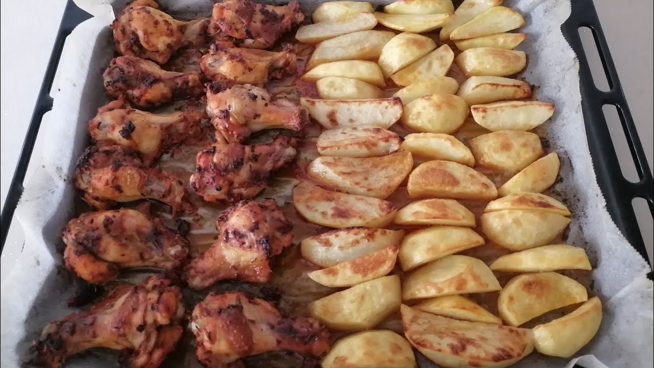 FIRINDA TAVUK BUT/KANAT TARİFİ - MANGAL TADINDA SOSLU TAVUK KANAT! # ...