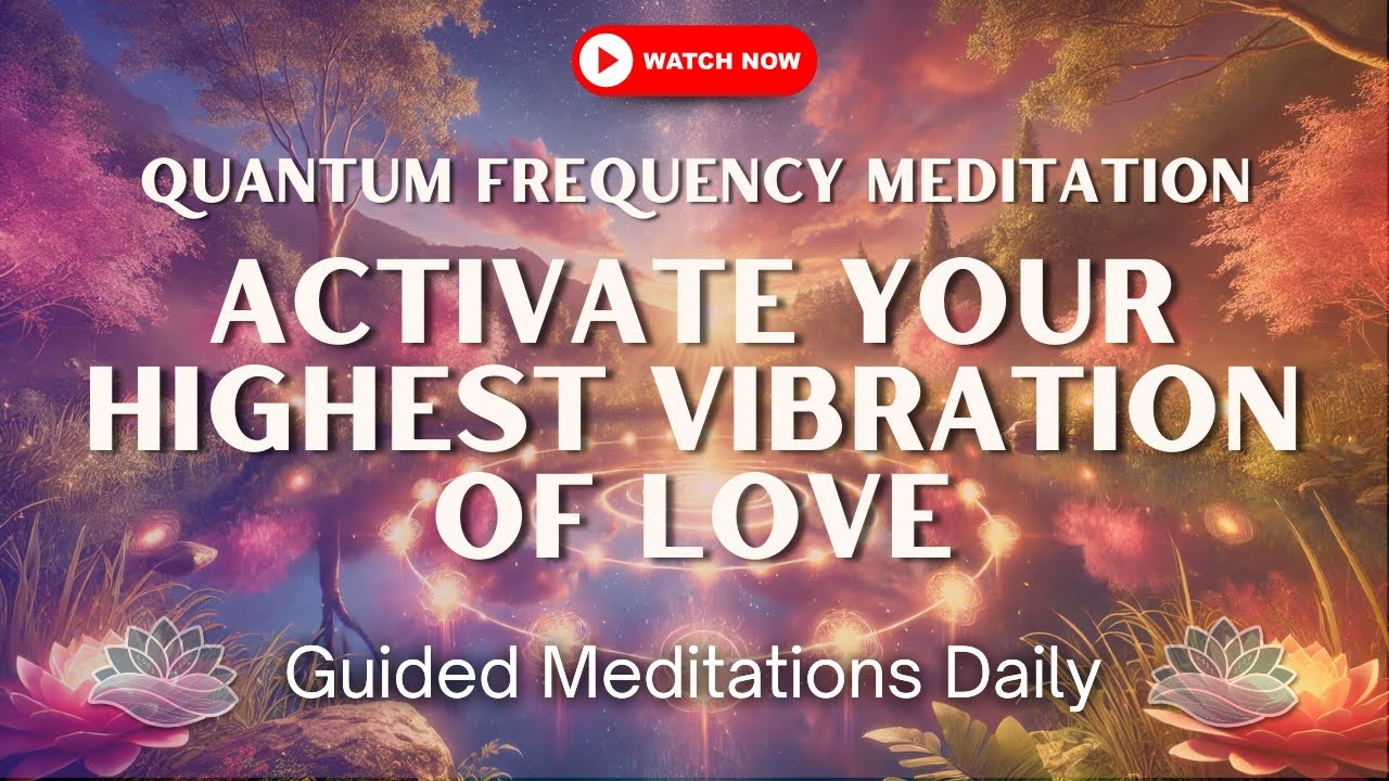 QUANTUM LOVE : Guided Frequency Meditation | Activate Your Heart's ...