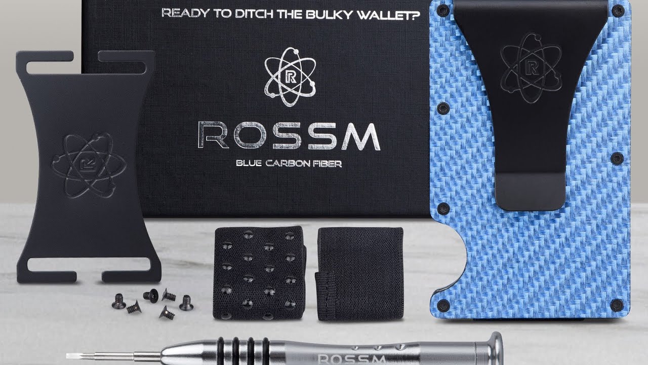 ROSSM Forged Carbon Wallet - YouTube